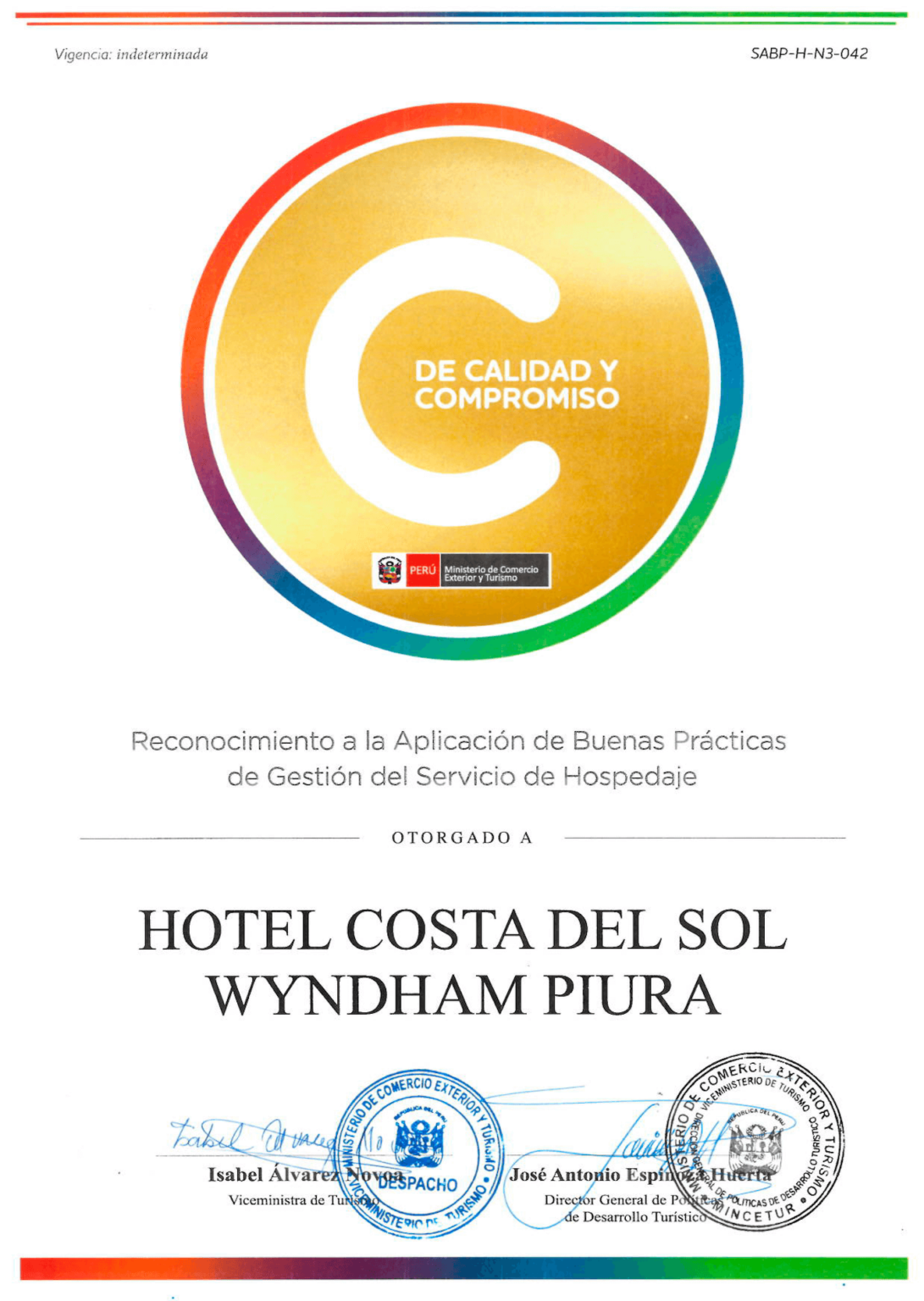 Nuestra sede en Piura recibe el Reconocimiento del Mincetur | Blog